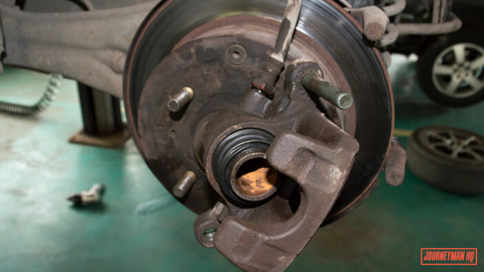 How To Use C Clamp On Brake Caliper
